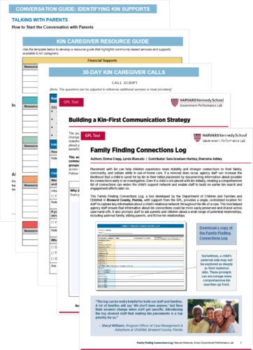 Supporting Kin-First Care - Harvard Kennedy School Government ...